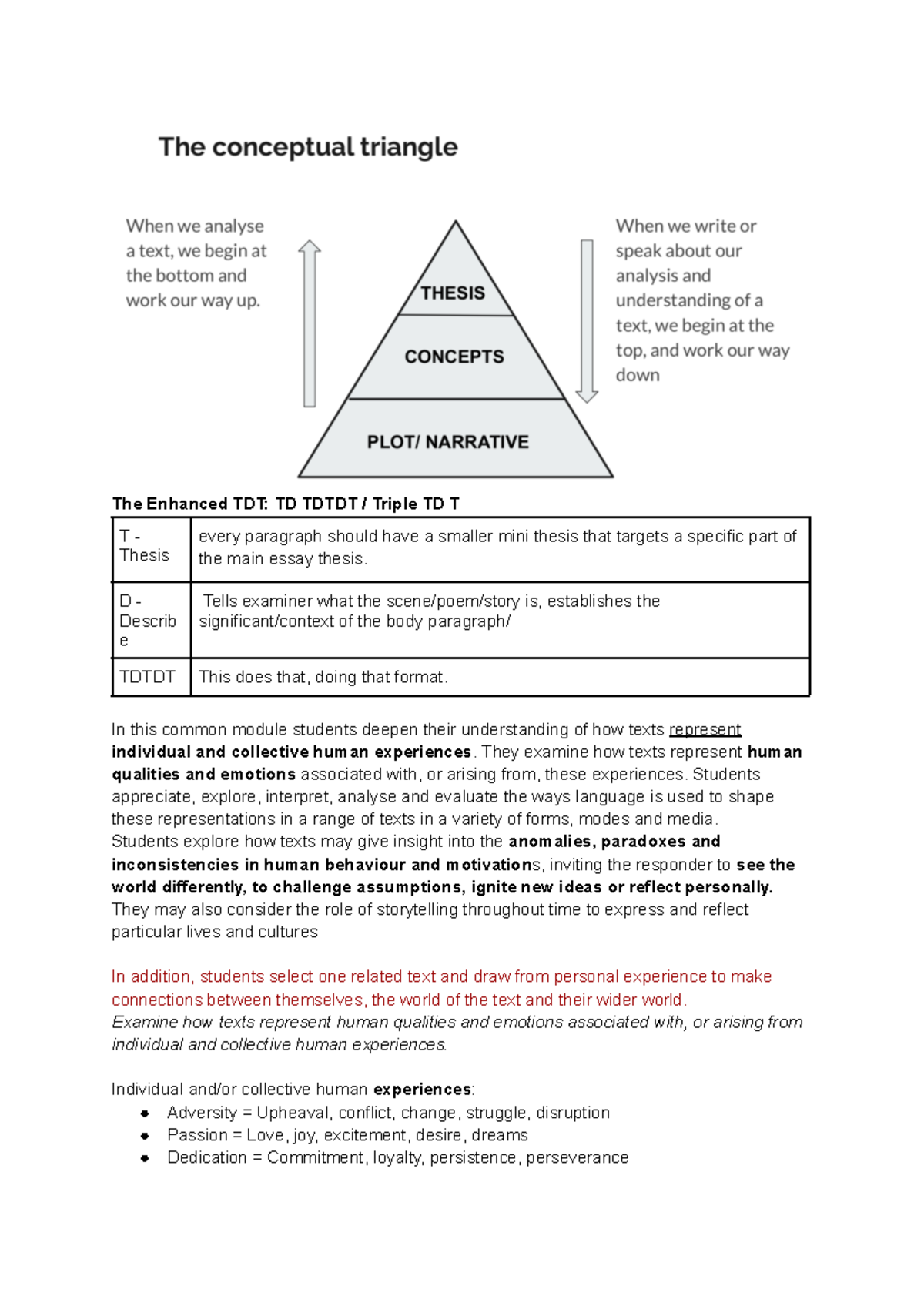 HSC Billy Elliot Introduction Information - The Enhanced TDT: TD TDTDT ...