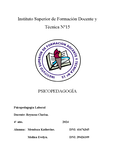 Introducción a la Psicopedagogìa Laboral - Sara D'Anna y Liliana Hernandez - Studocu