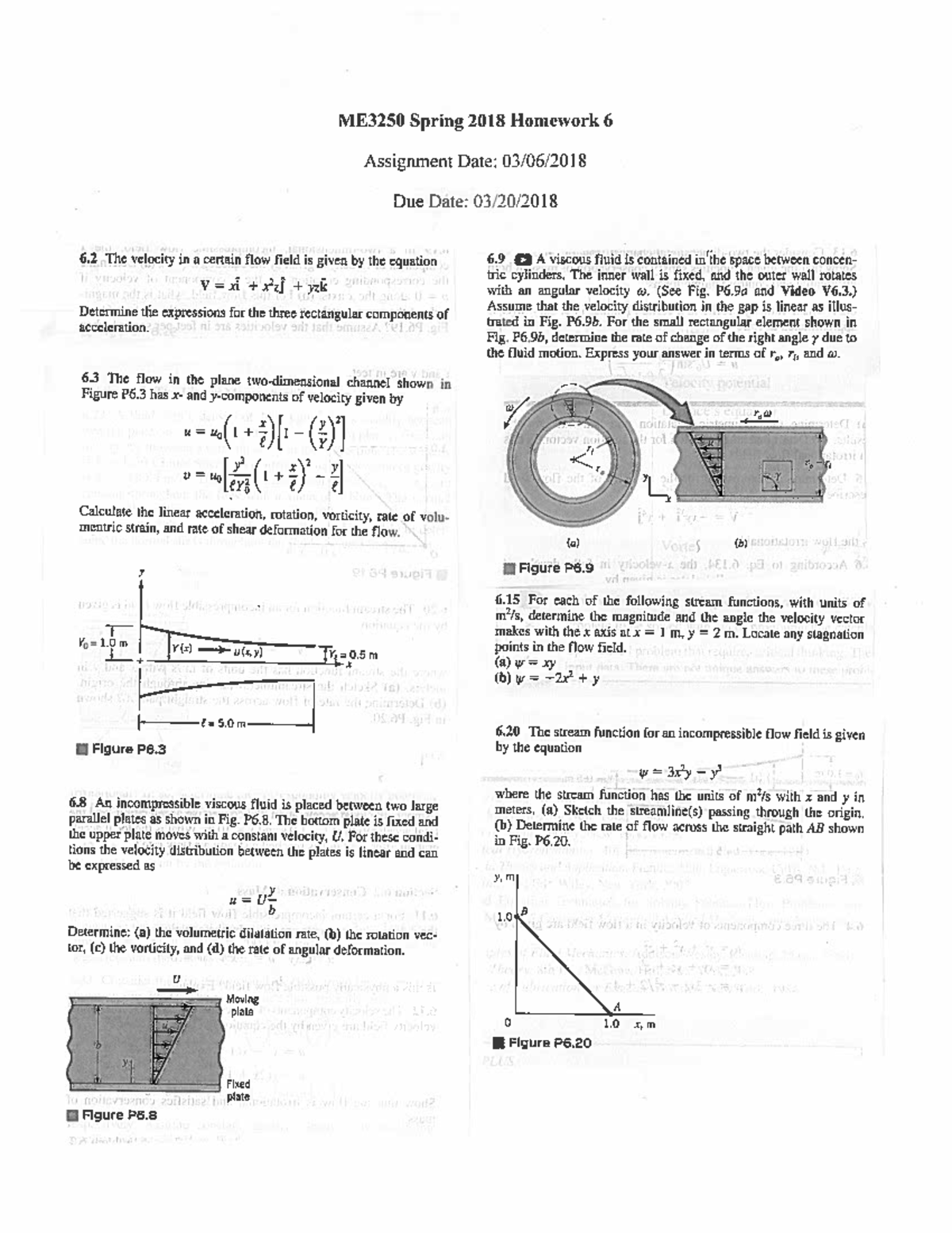HW#6 Assignment - Questions from course textbook homework set 6 ...