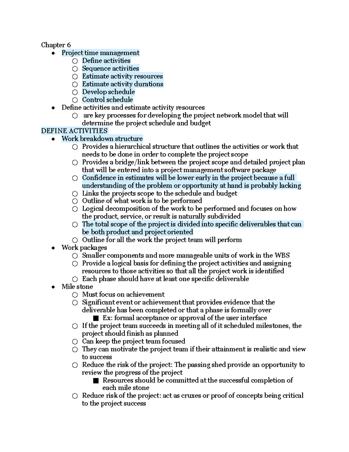 MIST 5740S EXAM 2 - Course Notes (In and Out of Lecture), Exam Prep ...
