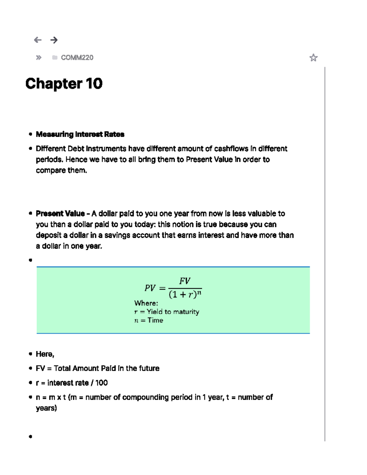 Chapter 10 - COMM220 - COMM 220 - Studocu