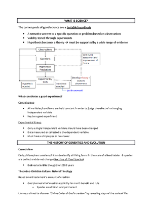 BS1001 module 1 notes - BS1001 Module One: Atoms to Cells Brief History ...