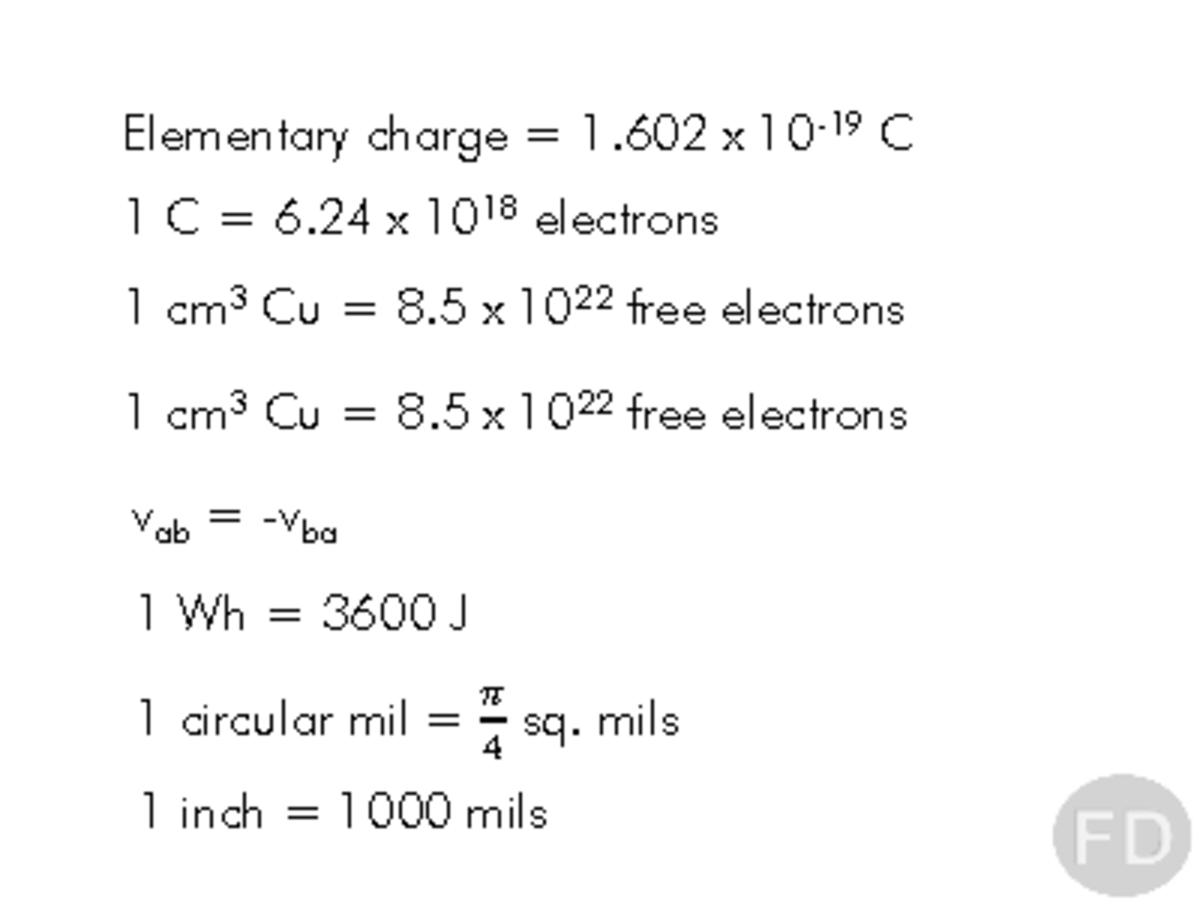 Basic Electrical and Electronics Engineering Formula Key - Elementary ...