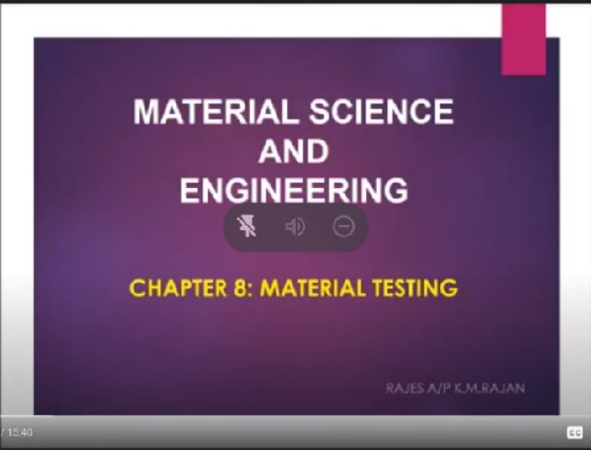 Chapter 8 Material Science - Studocu