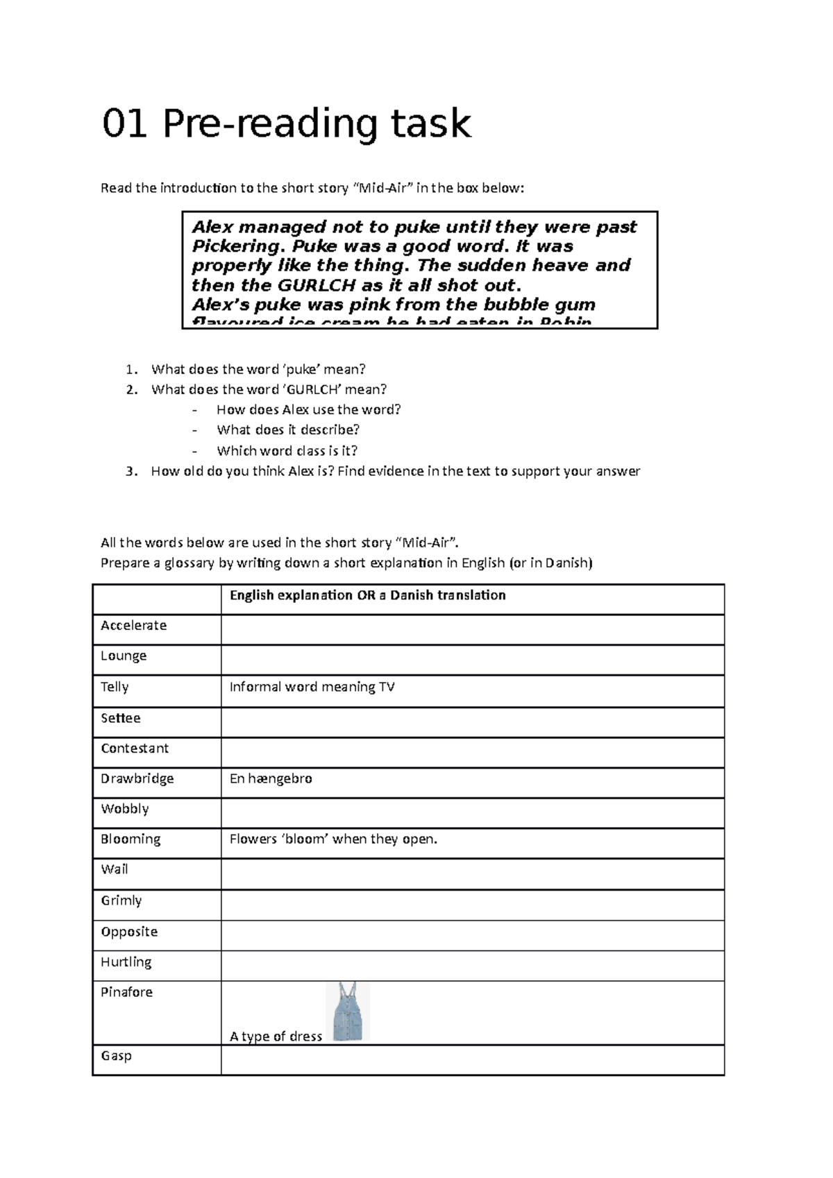 01 Pre-reading task j j nhjnmjhnb - 01 Pre-reading task Read the ...