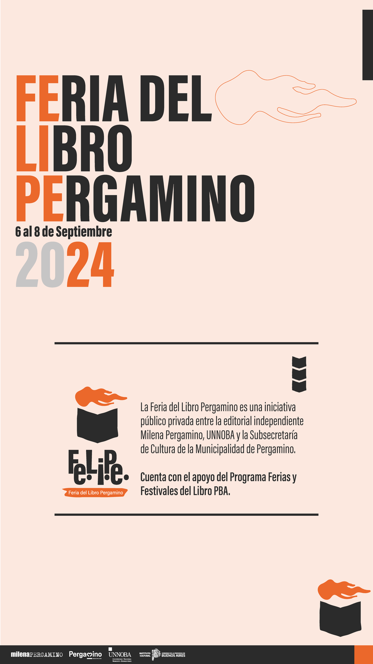 Programa Feria DEL Libro Pergamino - FERIA DEL LIBRO PERGAMINO 6 al 8 de Septiembre 2024 TEX La ...