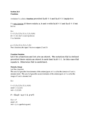 Discrete Structures Section 12 - Section 12. Set Operations Union and Intersection Let A and B ...