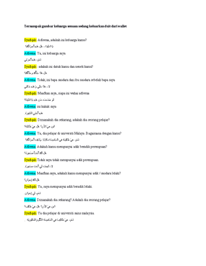 Lesson plan arab - Third language arabic I - Studocu