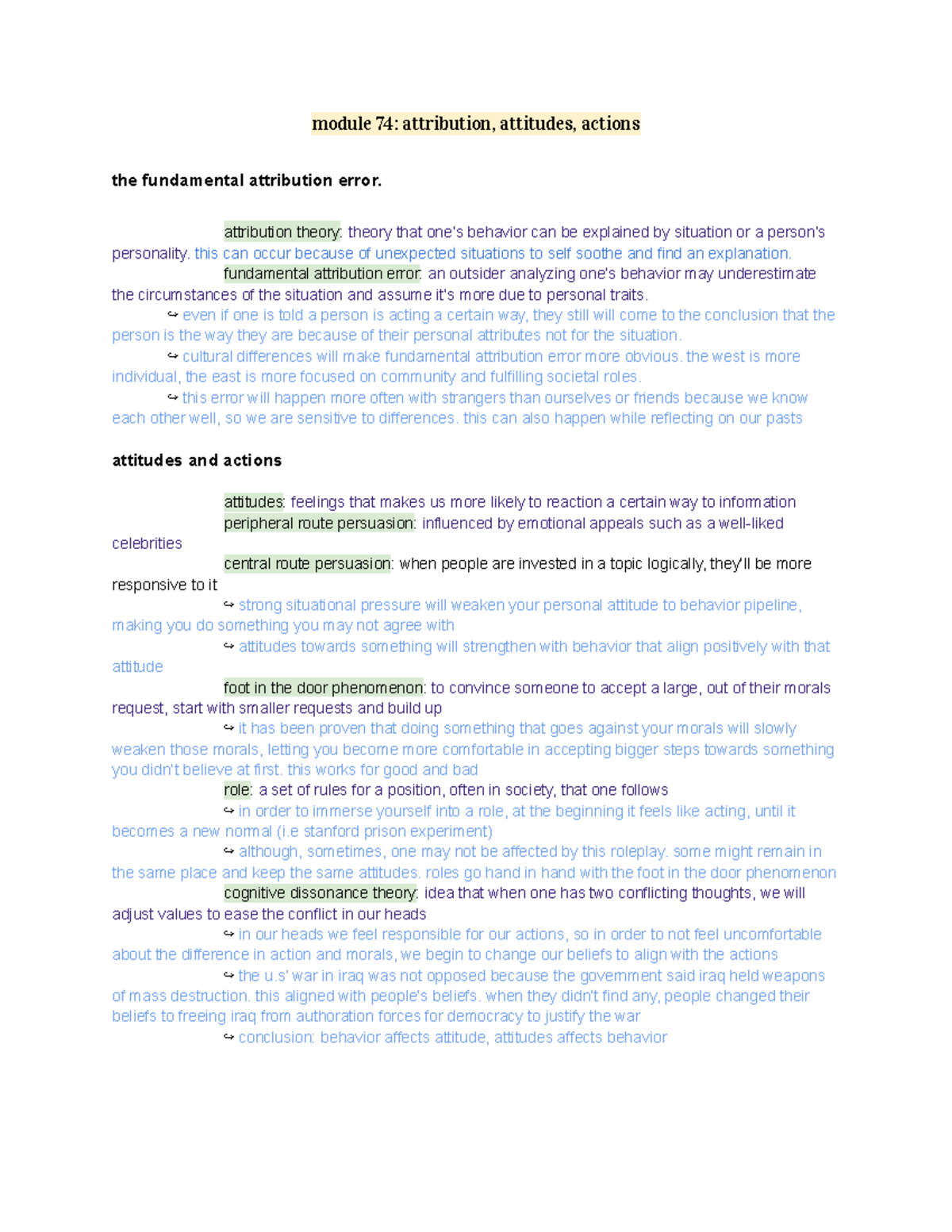 Attribution - how we attribute and how we know what things are - module ...