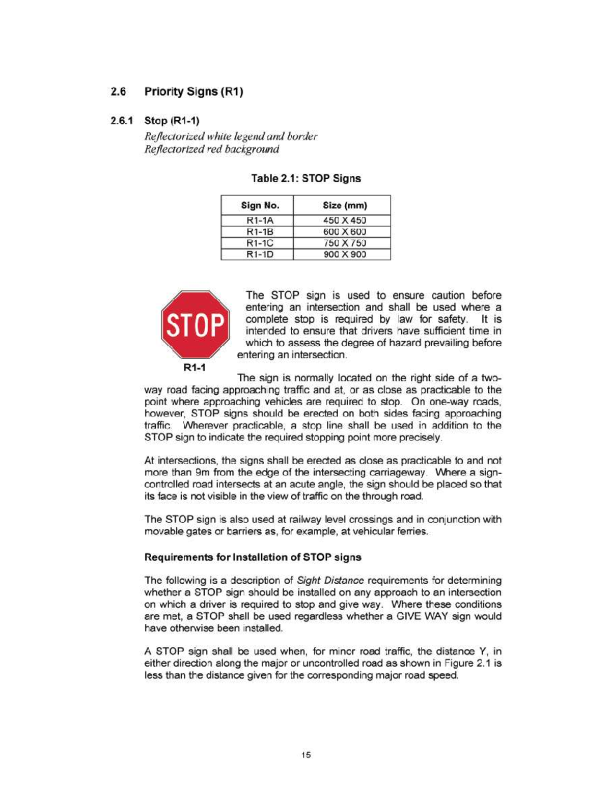 Regulatory Traffic Signage - Engineering - Studocu