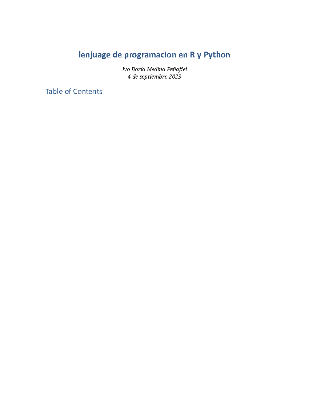 Clase-2 - trabajo practico - lenjuage de programacion en R y Python Ivo ...
