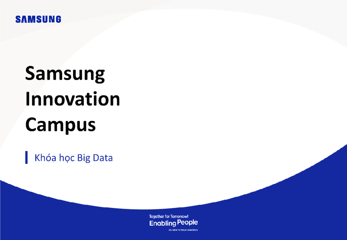 (done) SIC Big Data Chapter 2 F - Những nguyên tắc cơ bản của Big Data Chương 2. Xử lý Big Data ...