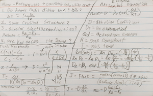ME 326 Exam I Equation Sheet - ME 326 - Exam I Equation Sheet - Studocu