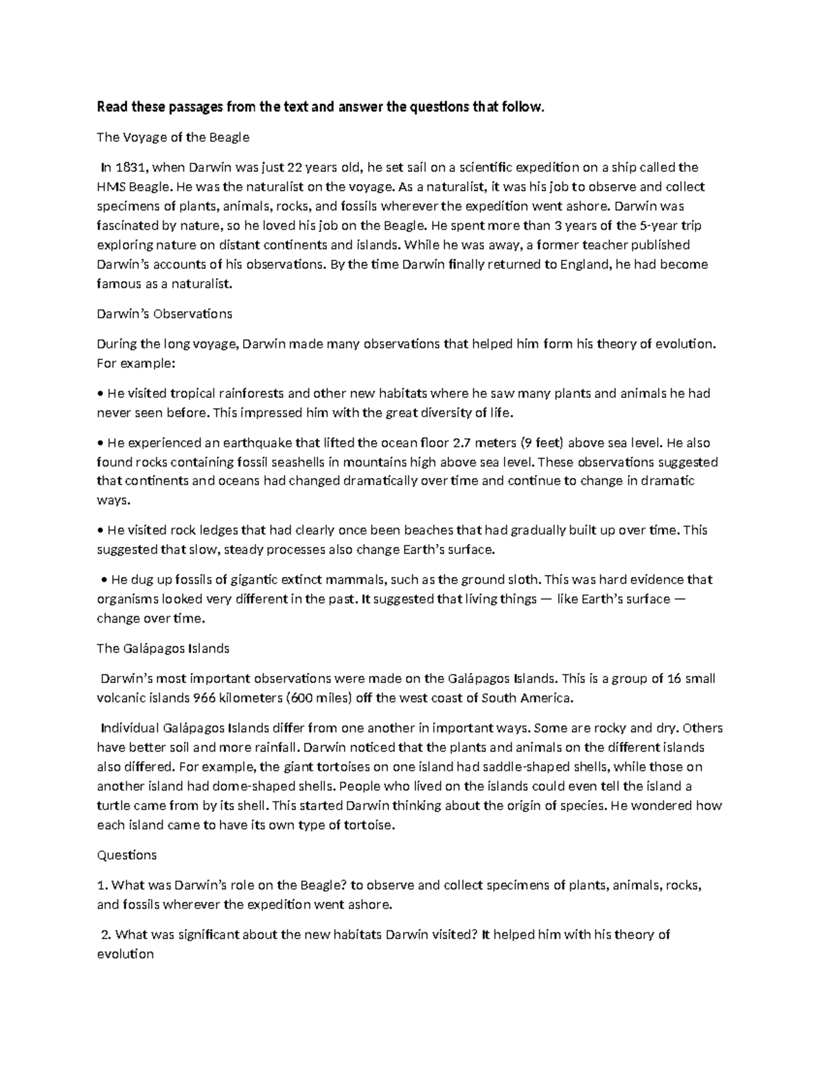 Document 24 copy - English - Read these passages from the text and ...
