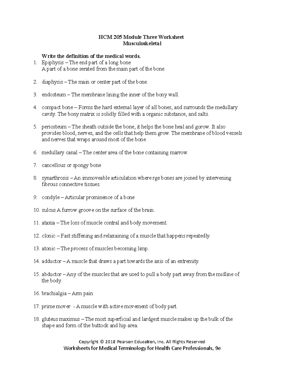 HCM 205 Module Three Worksheet - HCM 205 Module Three Worksheet ...