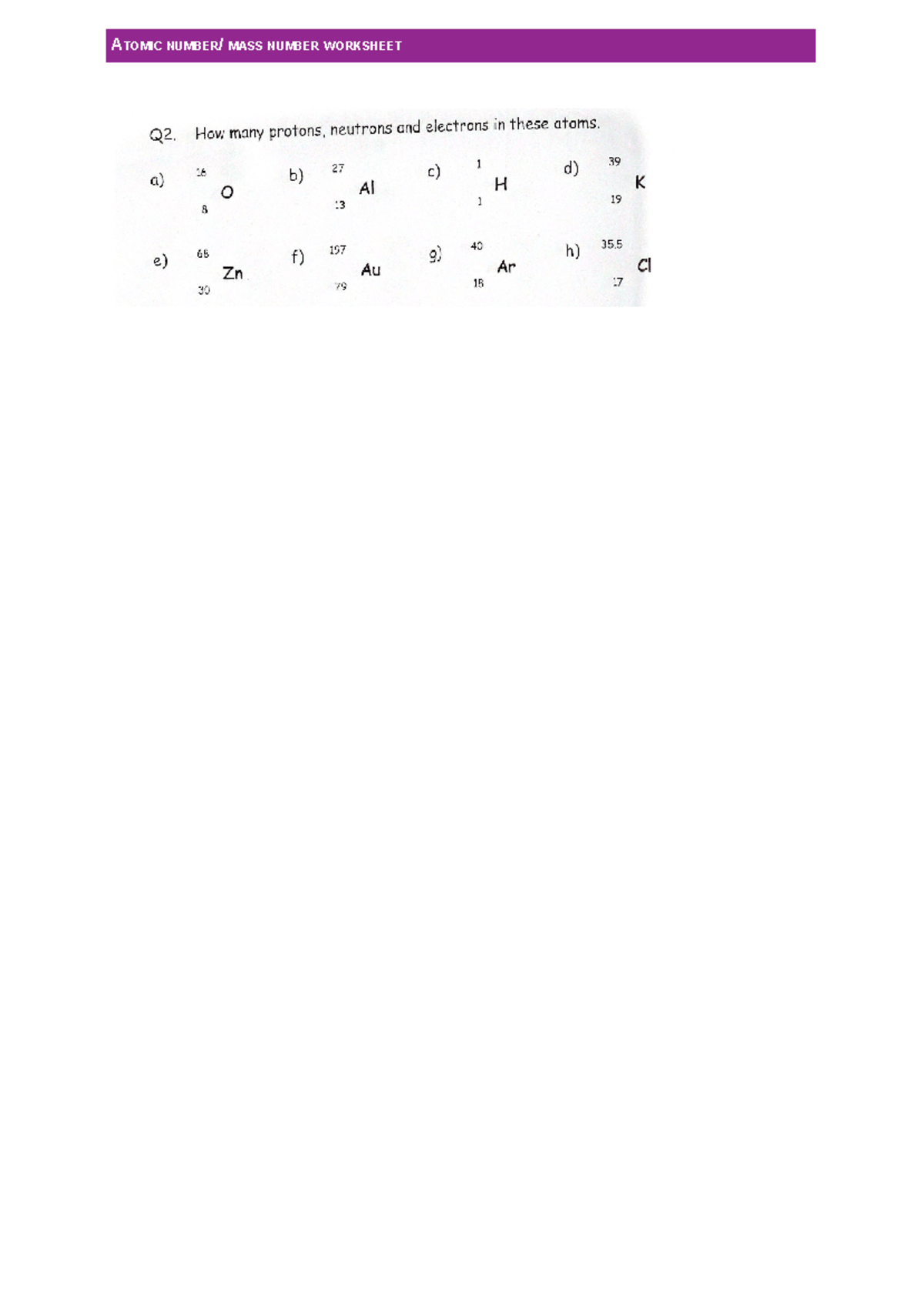 2021 Atomic Number Mass Number Worksheet Atomic Mass Number Worksheet