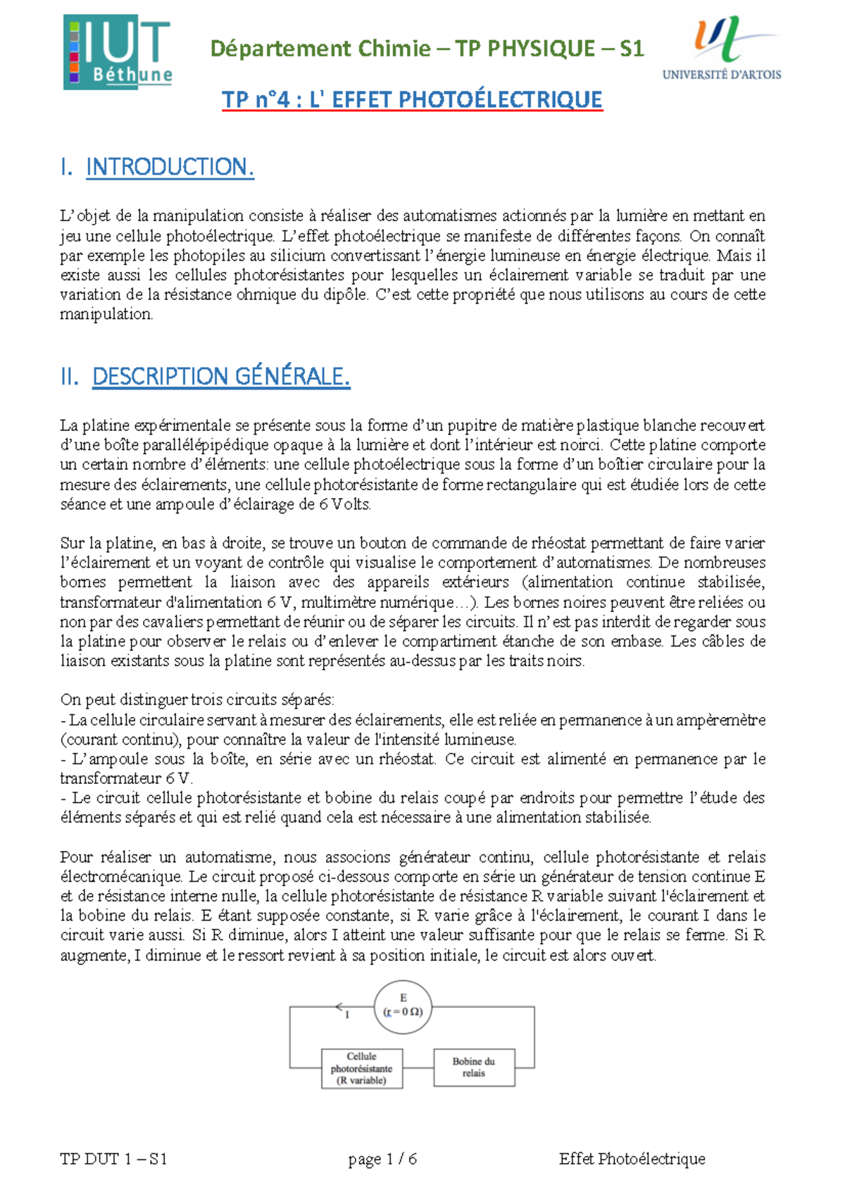 TP4 Cellulephoto 2018 - physique chimie - Département Chimie – TP PHYSIQUE – S TP n°4 : L' EFFET ...