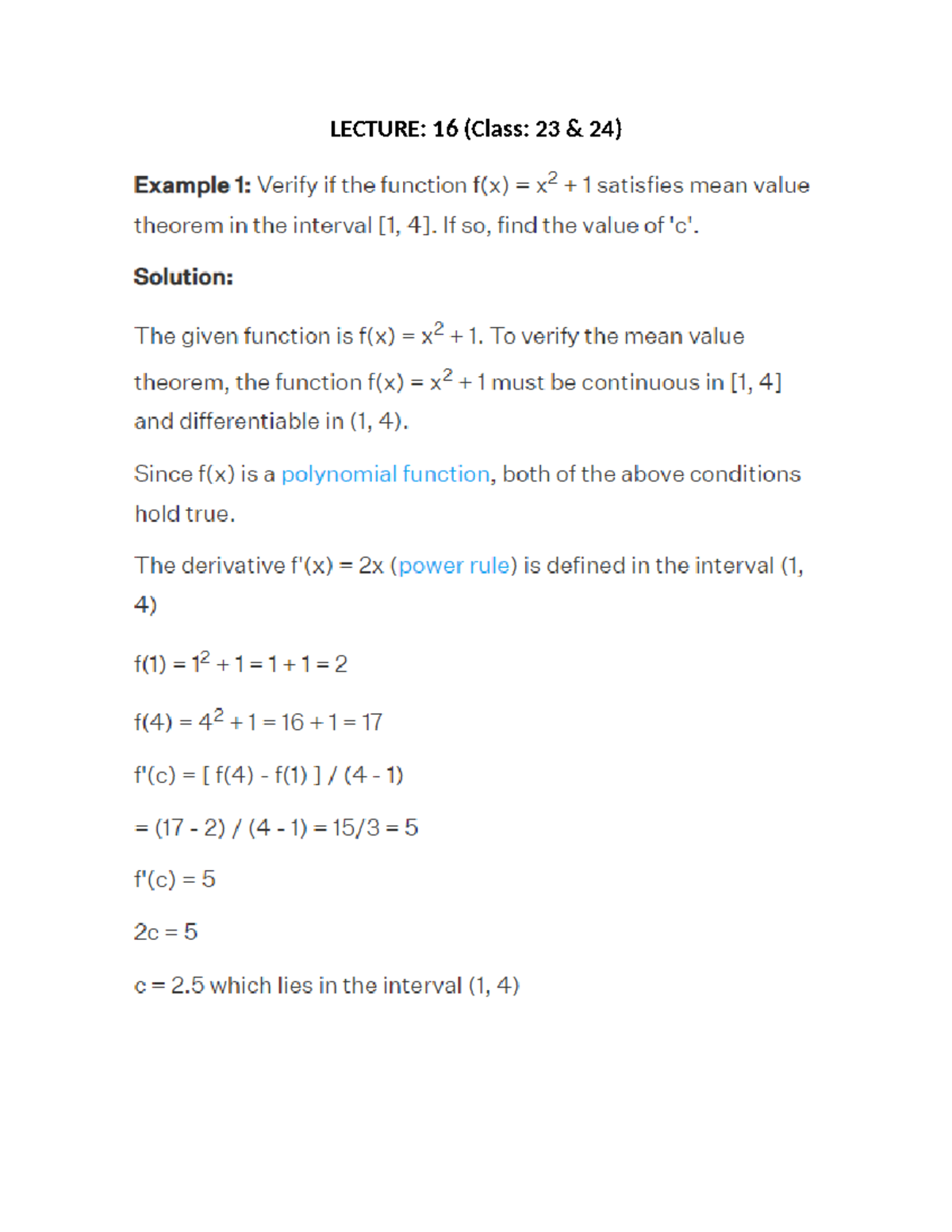 Lecture 16(Calculus) - Analytical geometry and calculus - LECTURE: 16 ...