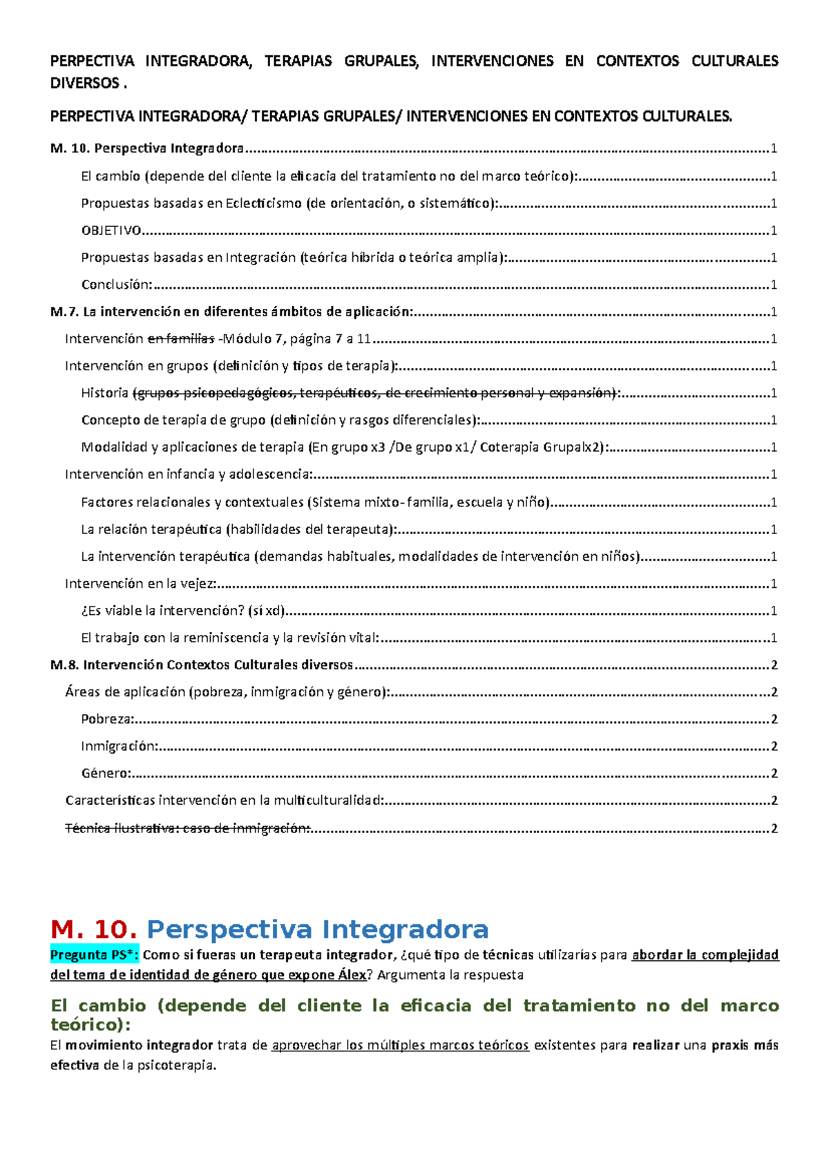 Modulos 7, 8 Y 10 ( Integradora) - PERPECTIVA INTEGRADORA, TERAPIAS ...