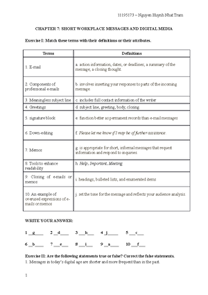 Chapter 8+9 BC - CHAPTER 8: Routine Positive Messages Memos - remain ...