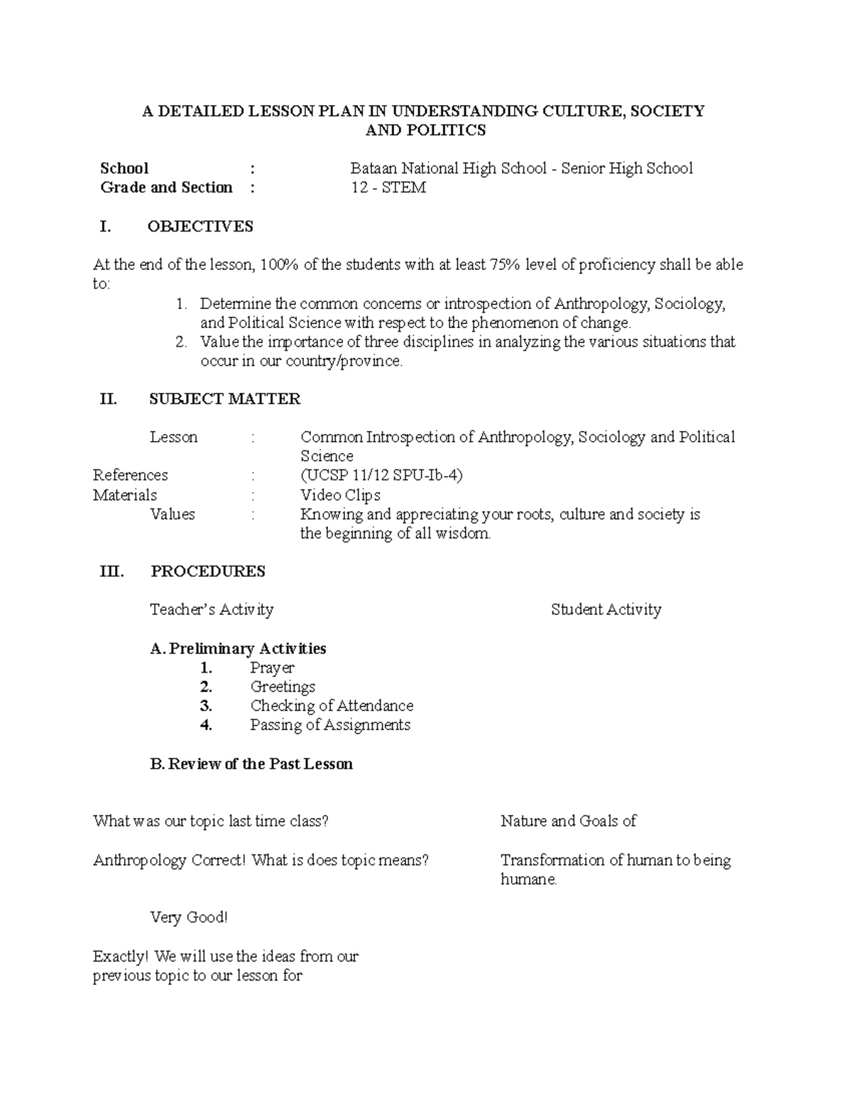 534978132-Sample-Detailed-Lesson-Plan - A DETAILED LESSON PLAN IN ...