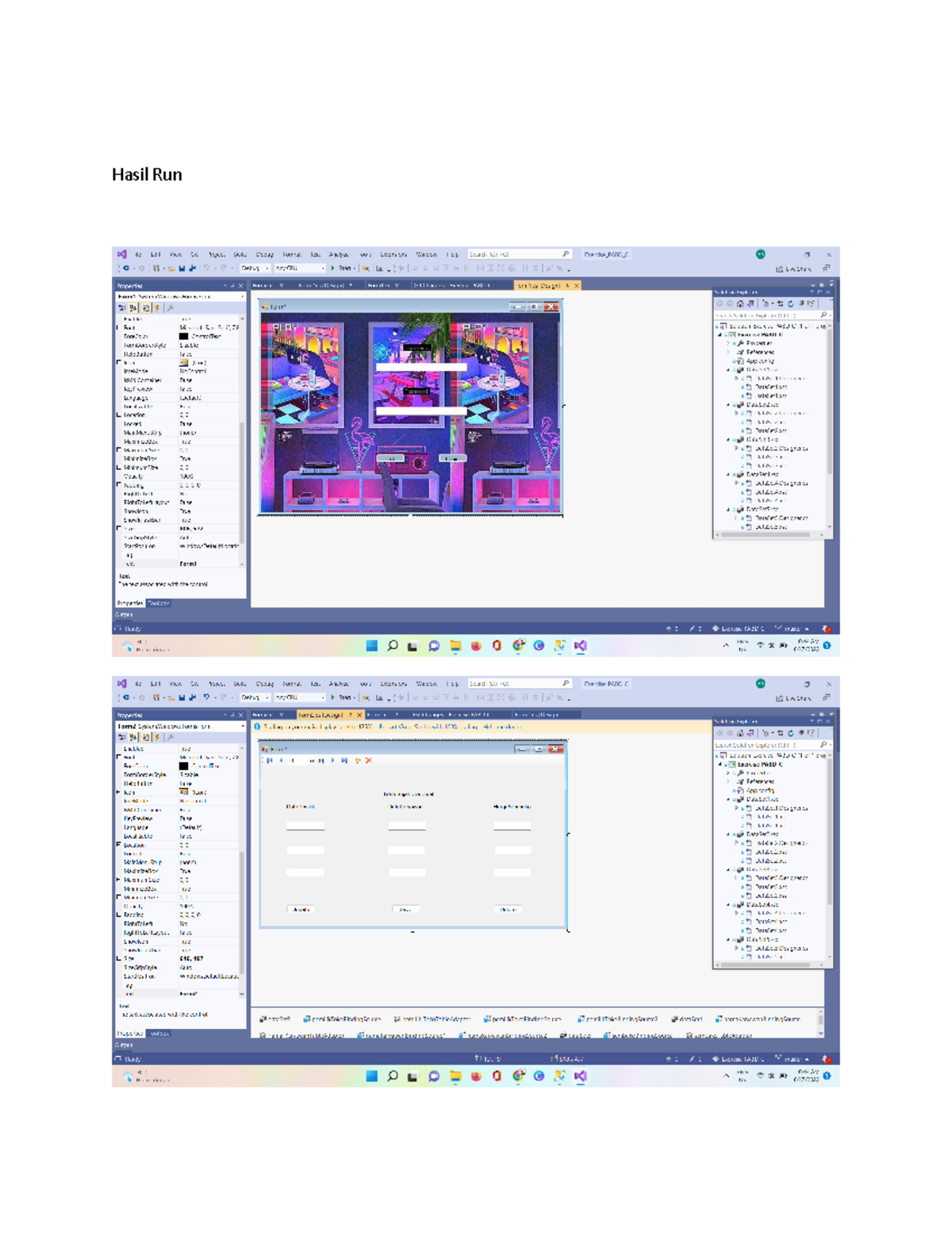 Visual studio code - Hasil Run - Studocu