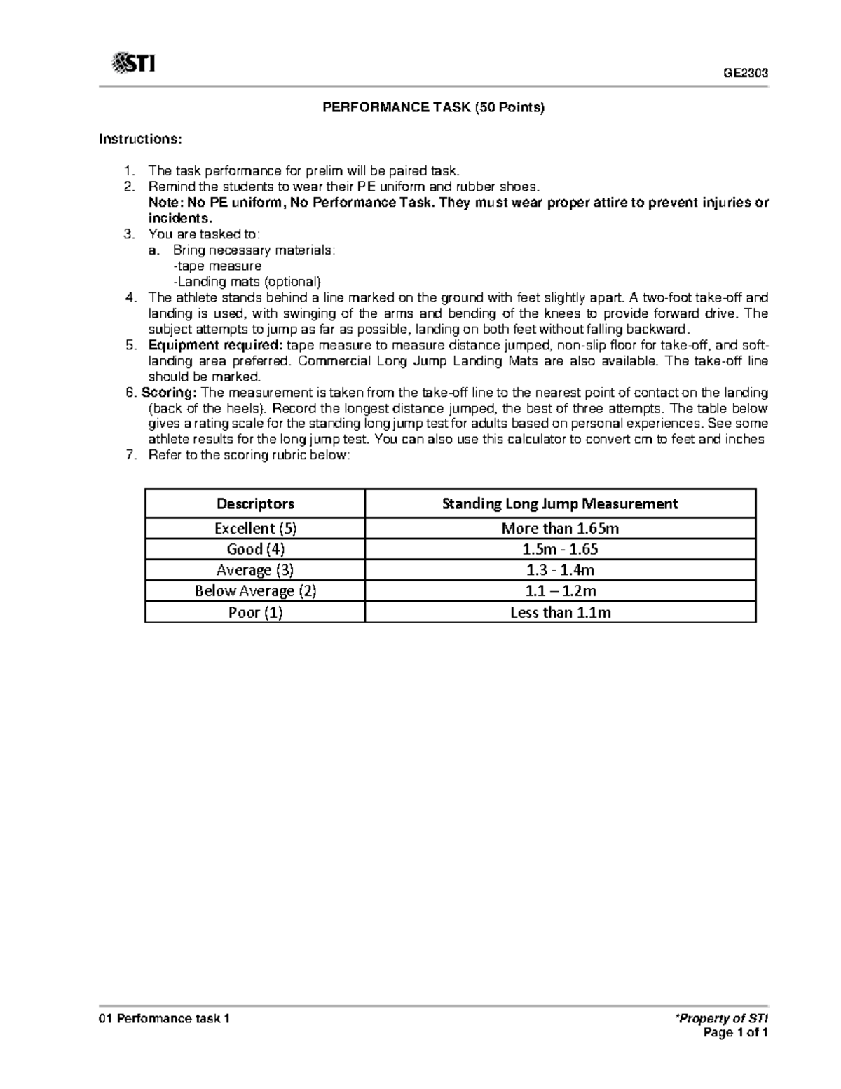 01 Performance Task 1 - All that I uploads is a mandatory of our lecture - GE 01 Performance ...