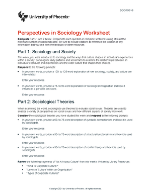 Soc100 v9 wk2 socialization mind map and reflection worksheet - SOC/100 ...