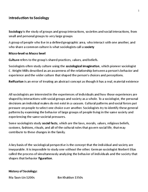 Intro to Sociology Sociological Research Chapter 2 - Value Free ...