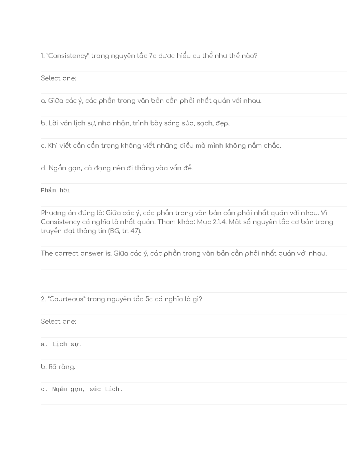 tài liệu giao tiếp kinh doanh.docx - “Consistency” trong nguyên tắc 7c ...