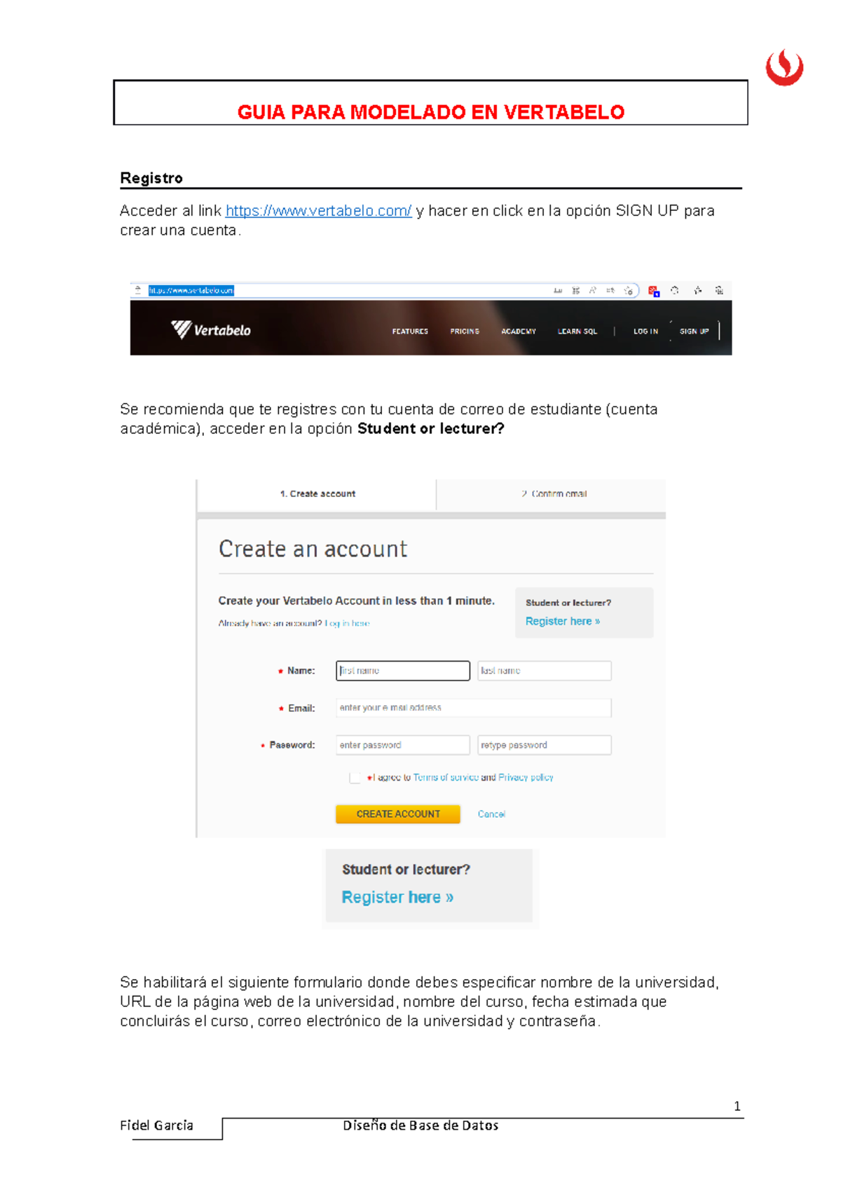 GUIA PARA Modelado EN Vertabelo - GUIA PARA MODELADO EN VERTABELO ...