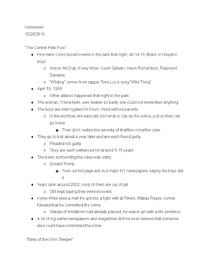 WS115- Birth Interview Reflection Paper - Nicole LaPort WS 115 ...