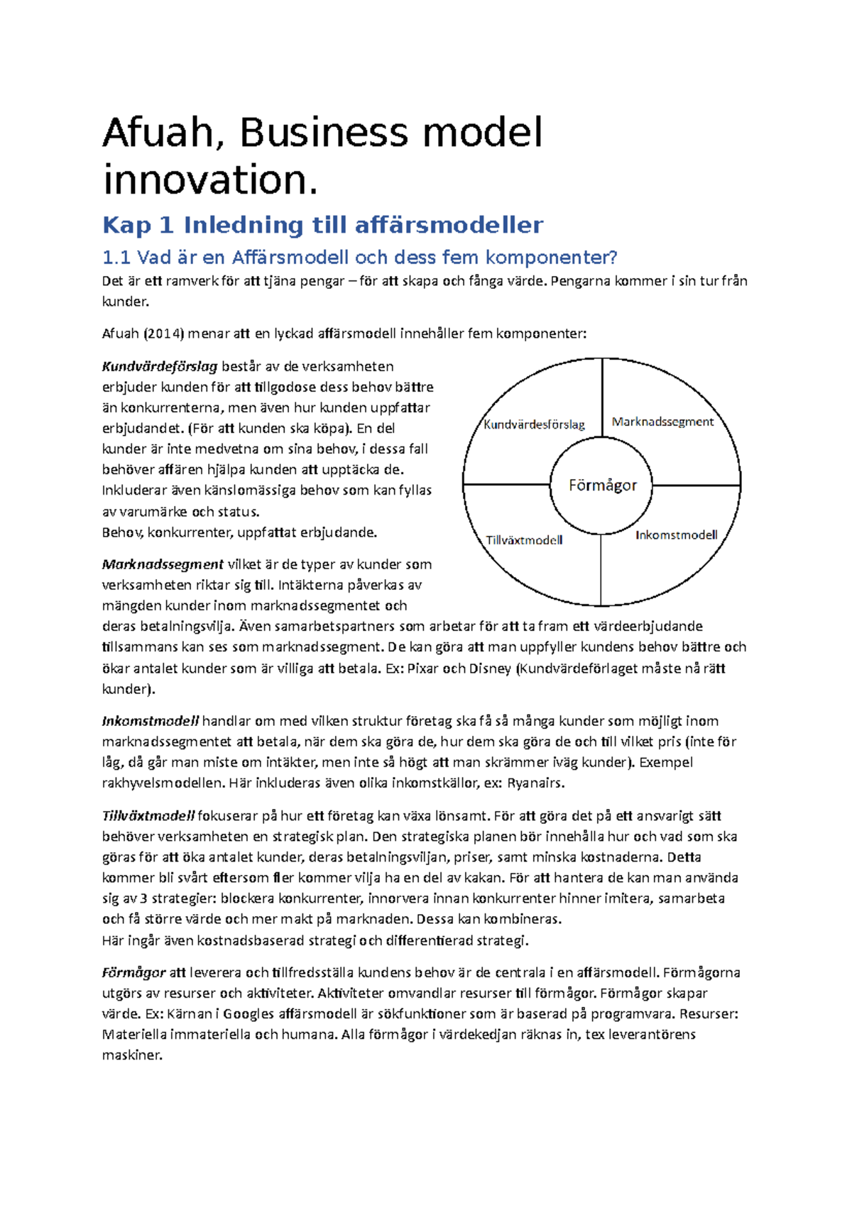 Business Model Innovation: Concepts, Analysis, and Cases - Svenska ...