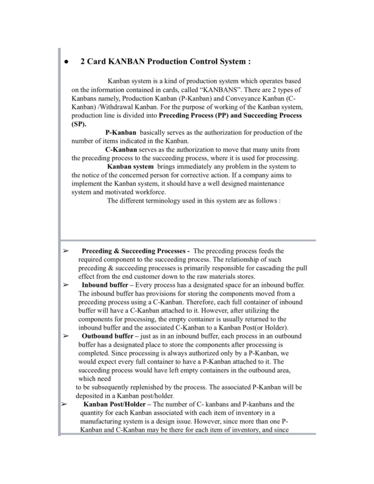 2-Kanban Production control - Production And Operations Management ...