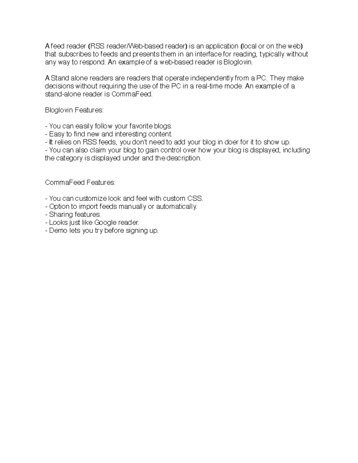 Feed Notes A Feed Reader Rss Reader Is An Application Local Or On