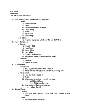Shock-Sepsis Med surg Exam 2 - N-319 Med Surg 2 Shock-Sepsis Exam 2 A ...