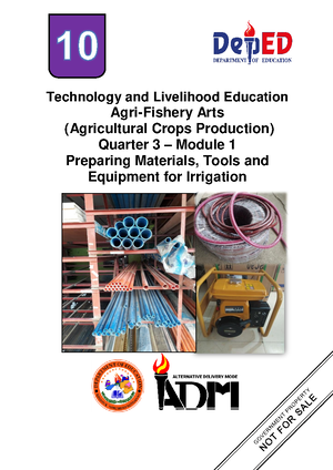 Agricultural Crop Production Modules 1 - 4 Teacher's Manual ...