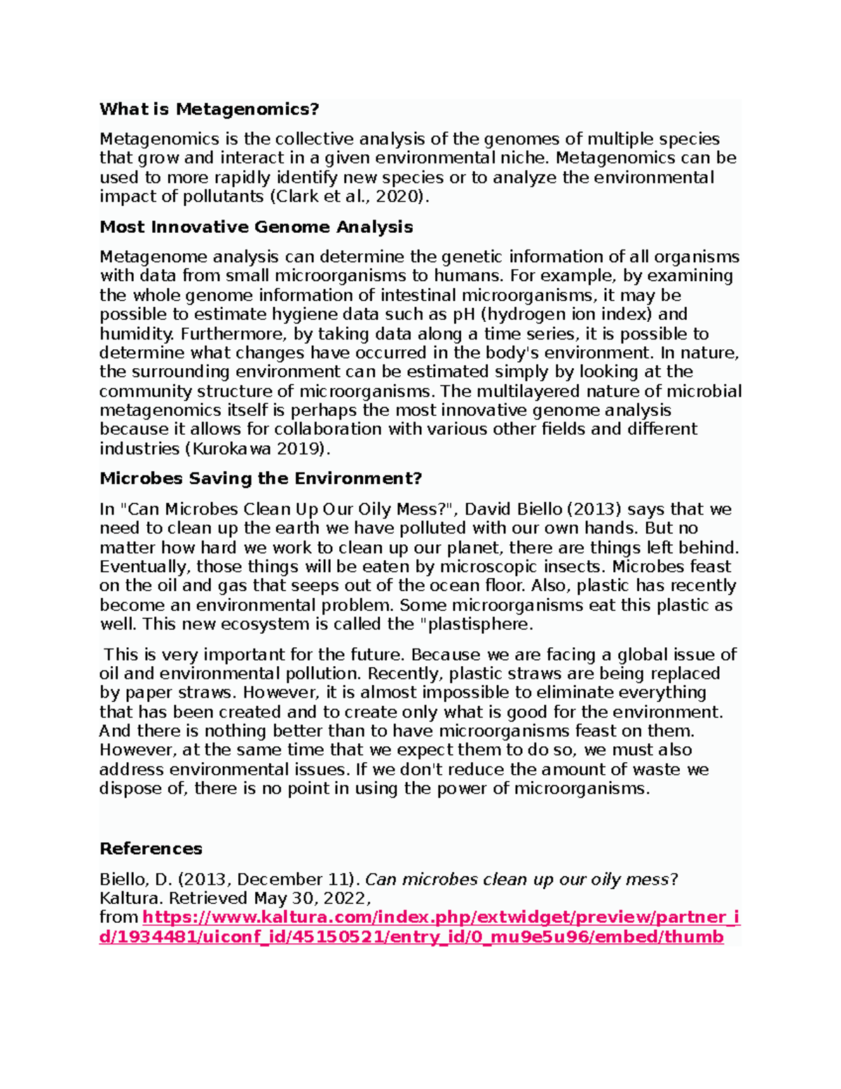 WHAT IS Metagenomics - What is Metagenomics? Metagenomics is the ...