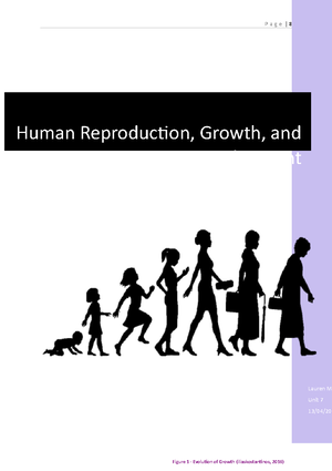 Human reproduction, growth, and development - Lauren Makepeace Unit 7 ...