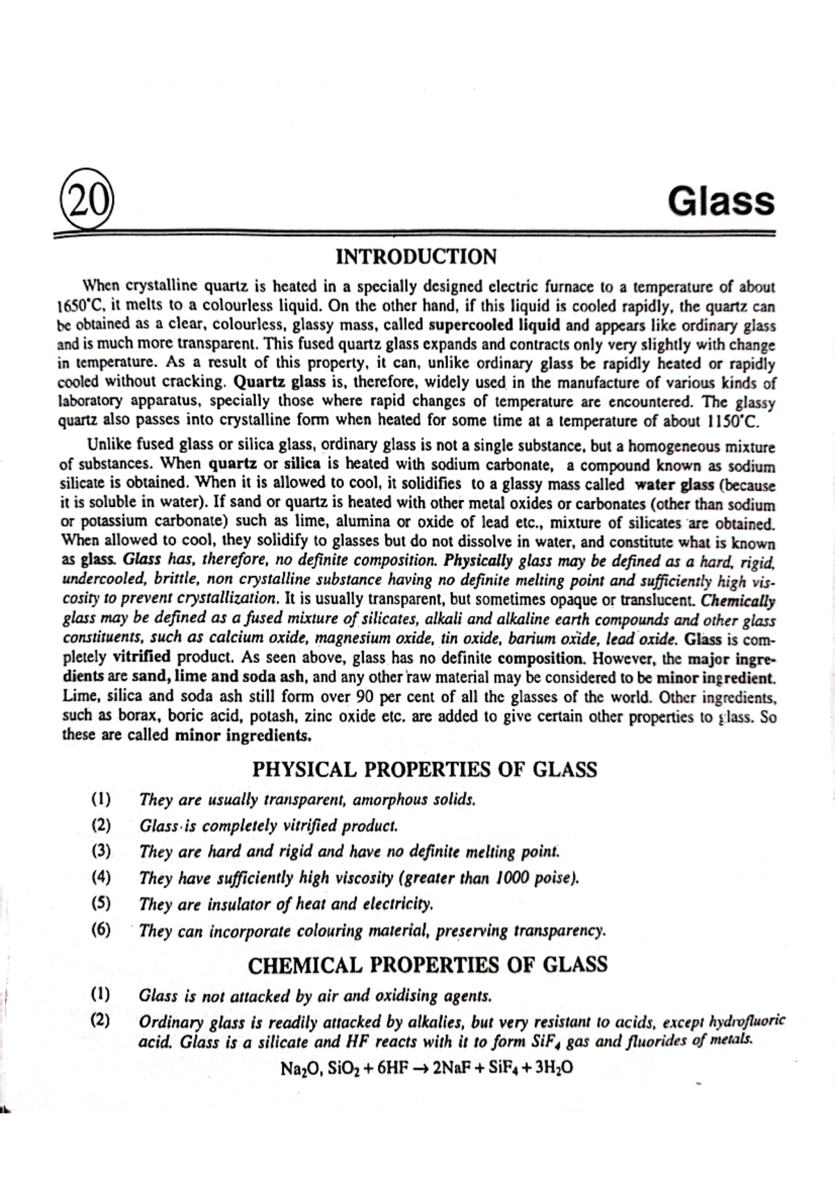 Bk sharma glass - nicw - Organic Industrial Chemistry - Studocu