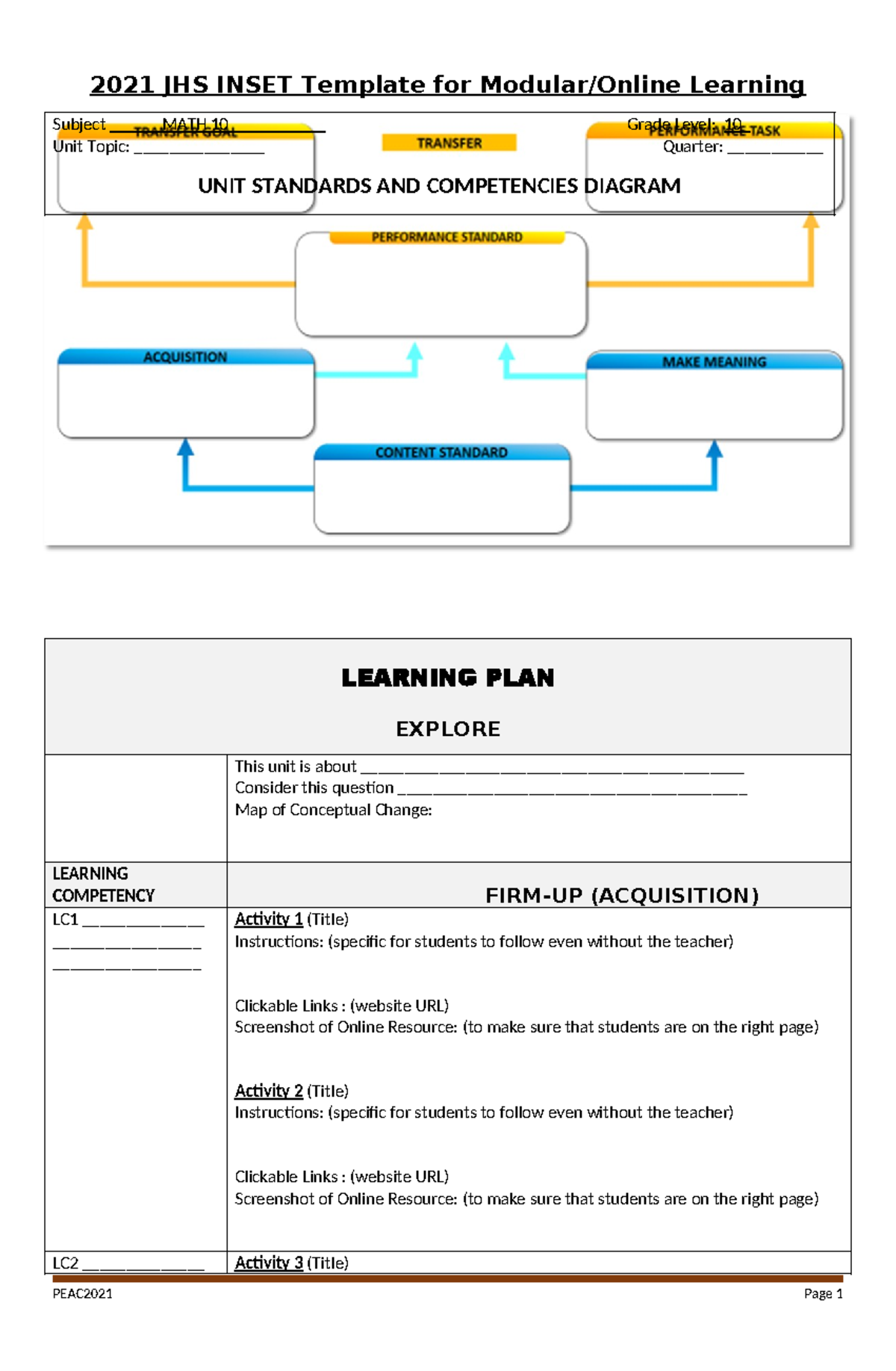 MATH 10 1ST Q - EFDT - efdt - 2021 JHS INSET Template for Modular ...