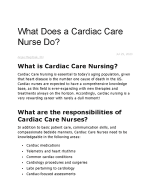 NUR 169 Clinical 1 SBAR - SBAR explaining how to give nursing report ...