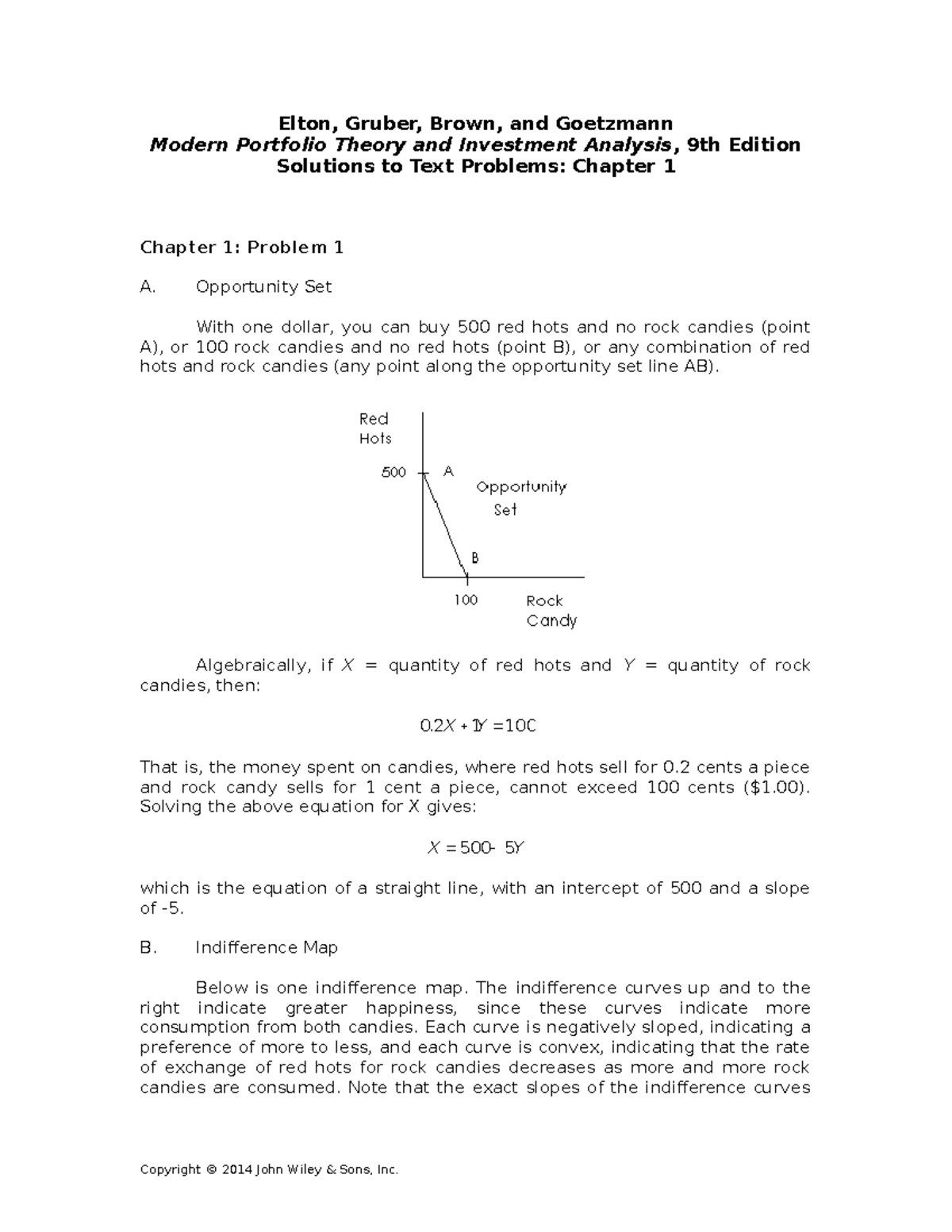 Ch01 - Chapter 1 - Elton, Gruber, Brown, and Goetzmann Modern Portfolio ...