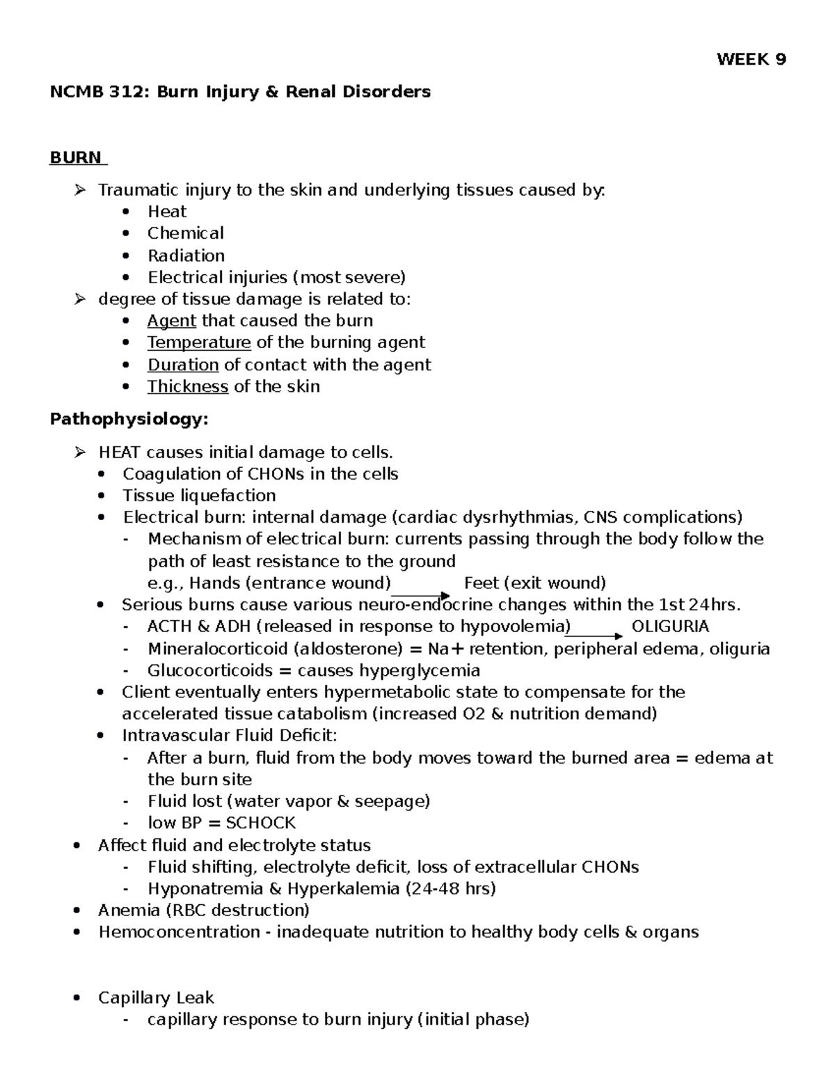 Burn Injury Reviewer - This document contains information about burn ...