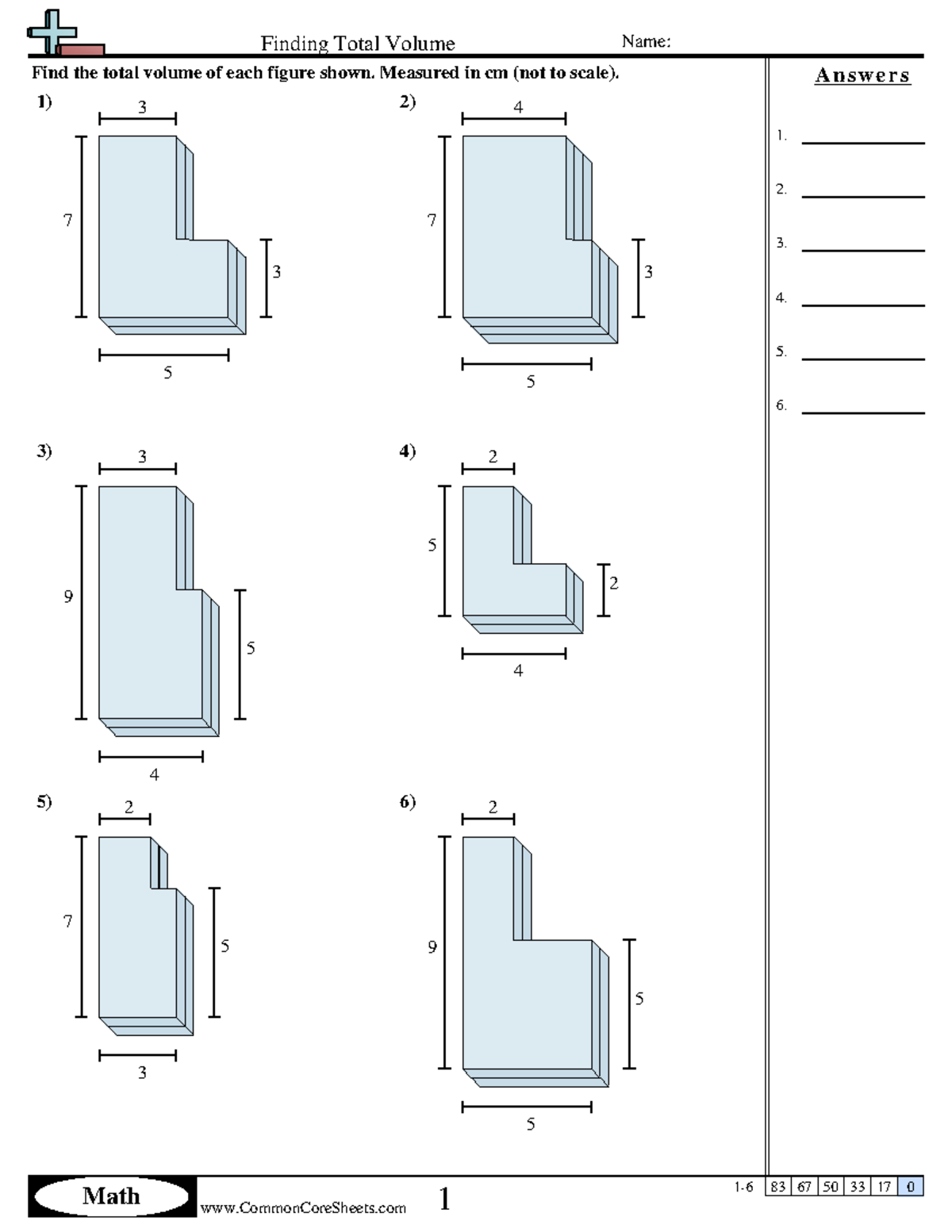 366789868 Grade 5 math volume - ####### Find the total volume of each ...