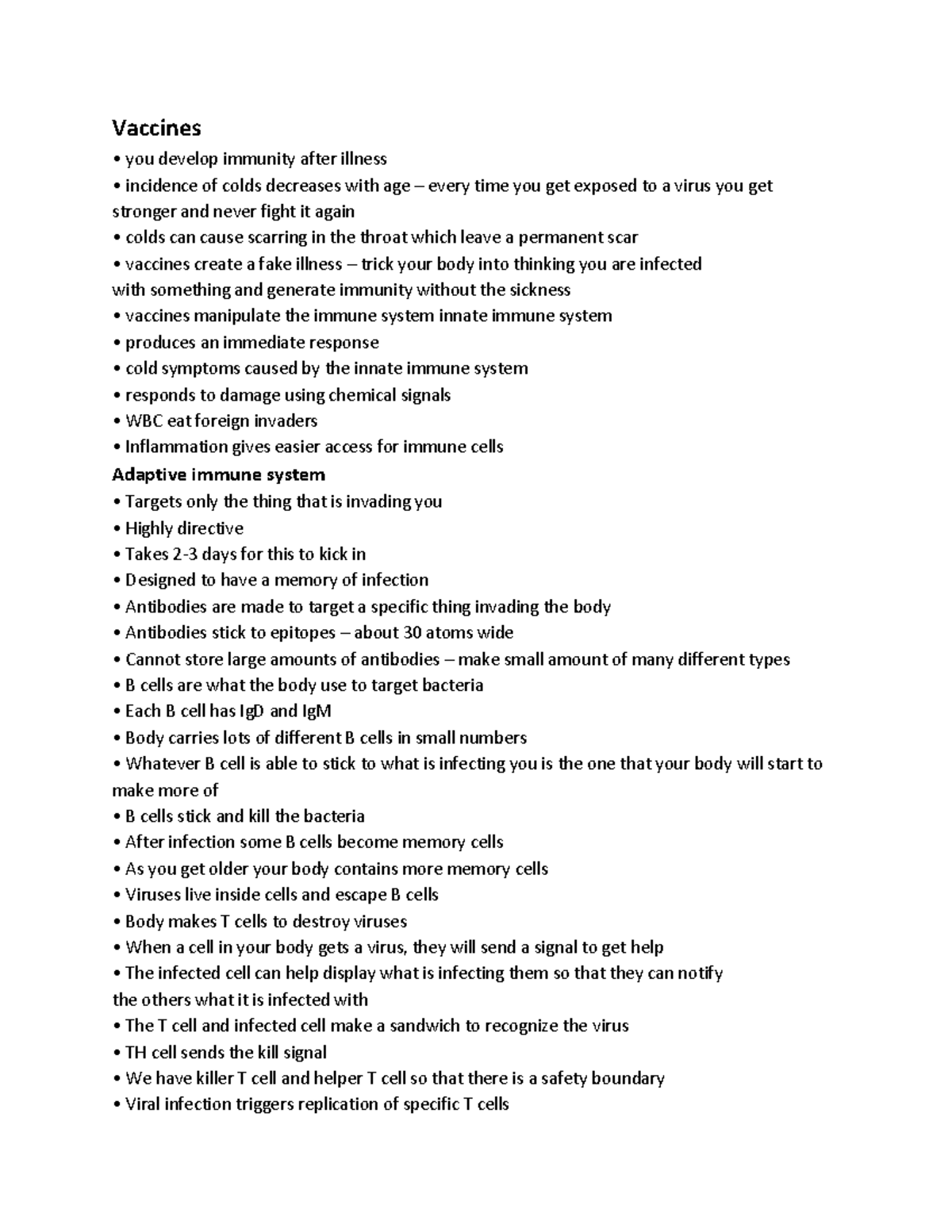 Vaccines - Vaccines you develop immunity after illness incidence of ...