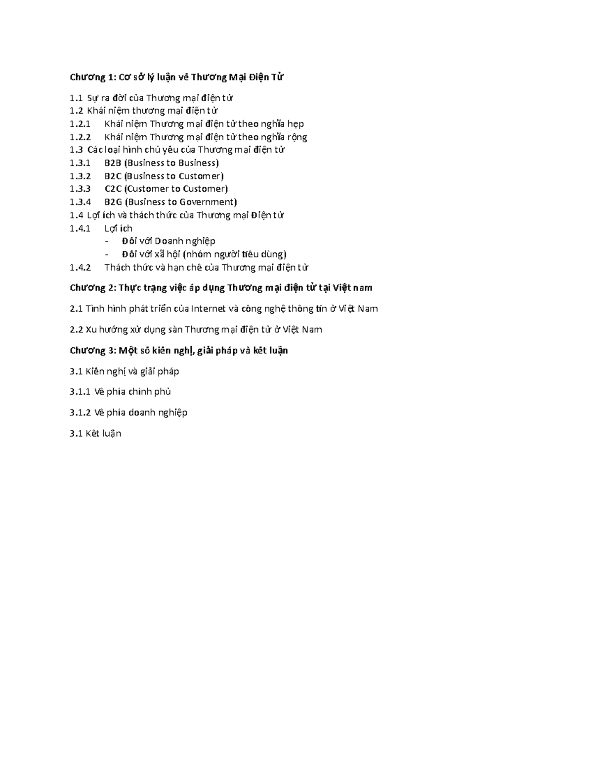 Tú Anh Sườn TMDT - Bài tập - Ch ương 1: C ơ s ở lý lu n vềề Thậ ương M i Đi n T ạ ệ ử 1 S ự ra đ ...