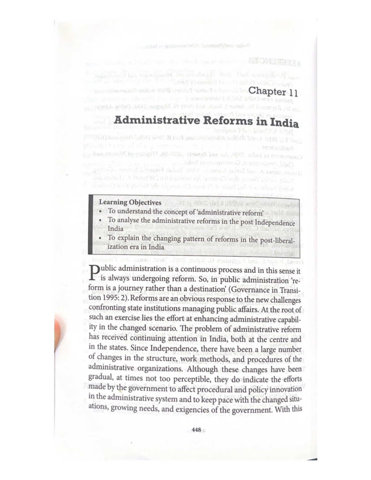 Administrative Reforms in India part 1 - Political Science honours ...