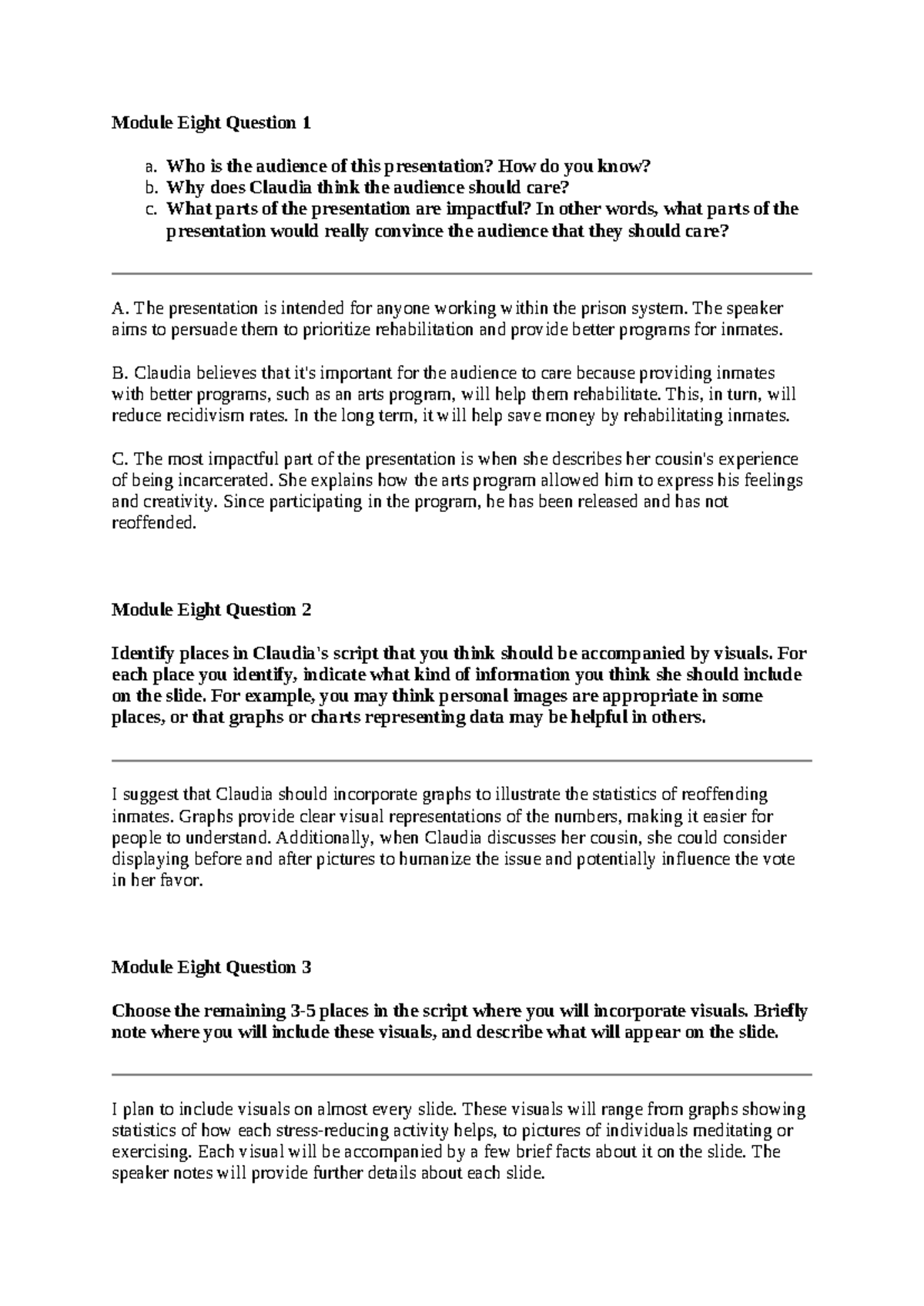 SCS 200 Applied Social Sciences Module 8 - Module Eight Question 1 a ...