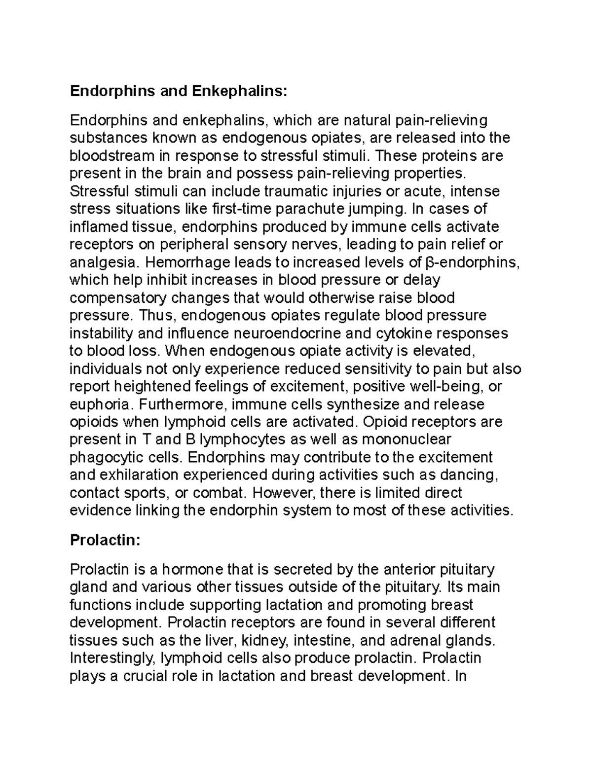Endorphins and Enkephalins - Endorphins and Enkephalins: Endorphins and ...